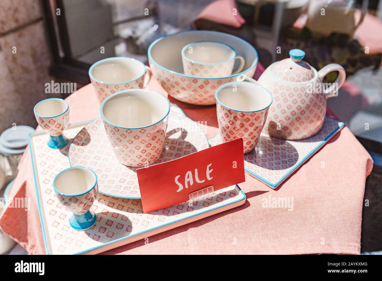 shopping for kitchenware in retail store Stock Photo - Alamy