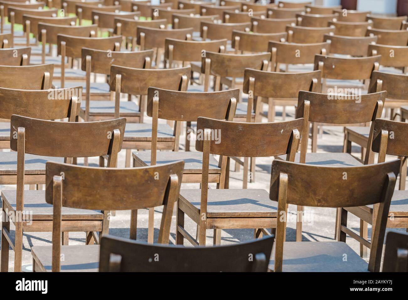 LEIPZIG, GERMANY - MAY 21, 2018: Commemoration memorial to the ...