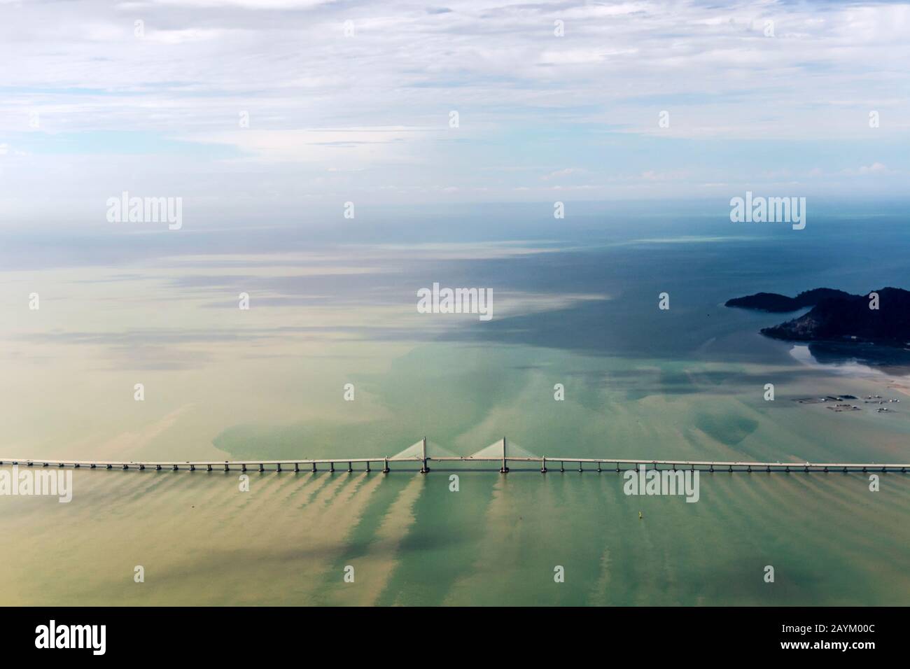Aerial view Penang Bridge 2 Penang Malaysia Stock Photo - Alamy