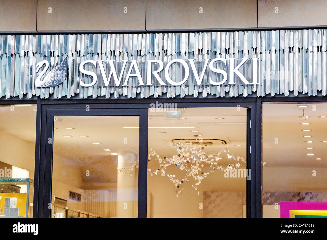 Swarovski store entrance hi-res stock photography and images - Alamy