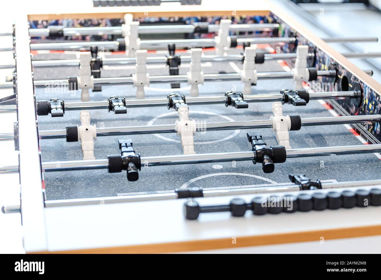 Soccer or football table mini game Stock Photo - Alamy