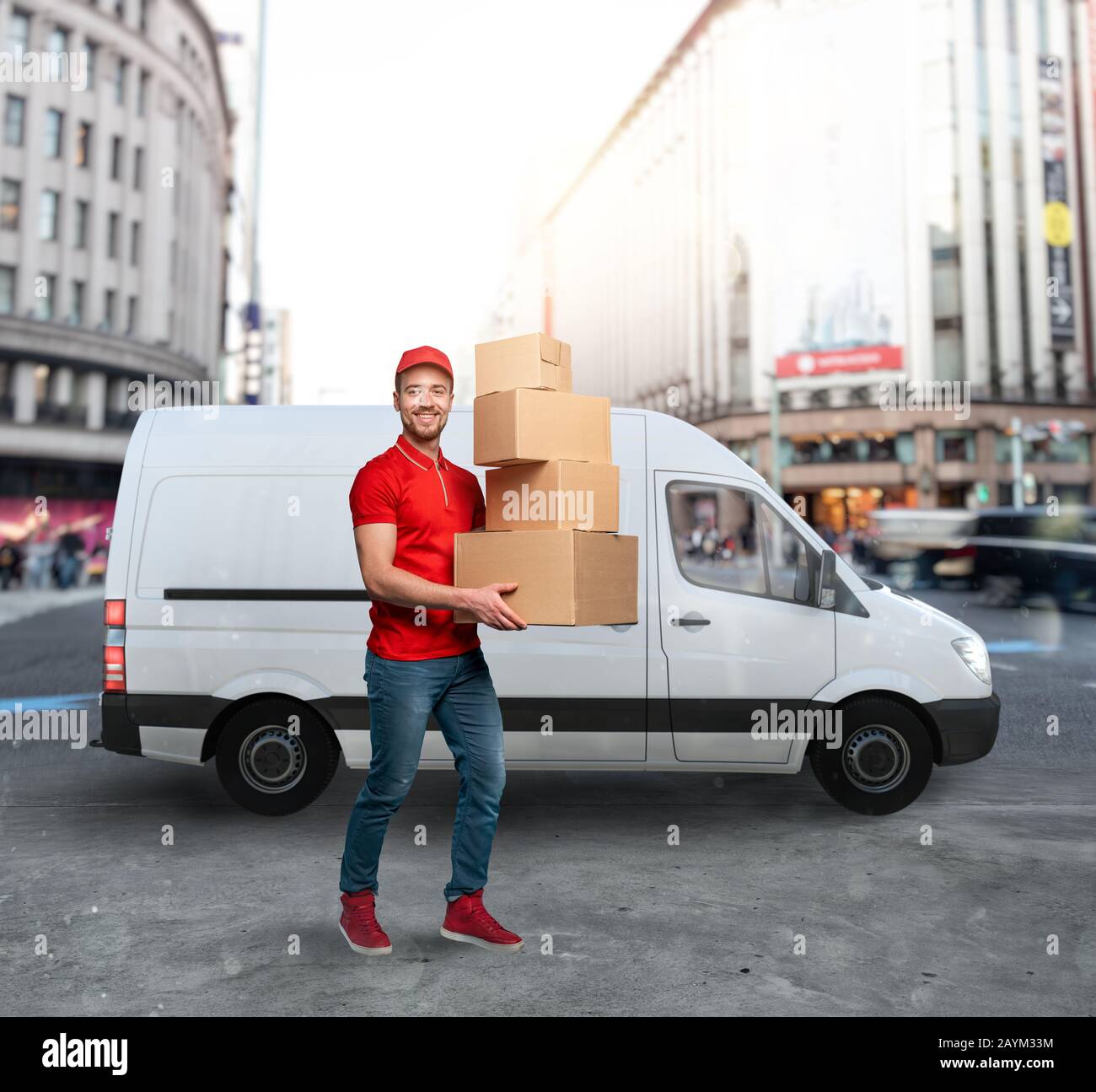 Truck transport export cargo hi-res stock photography and images - Alamy