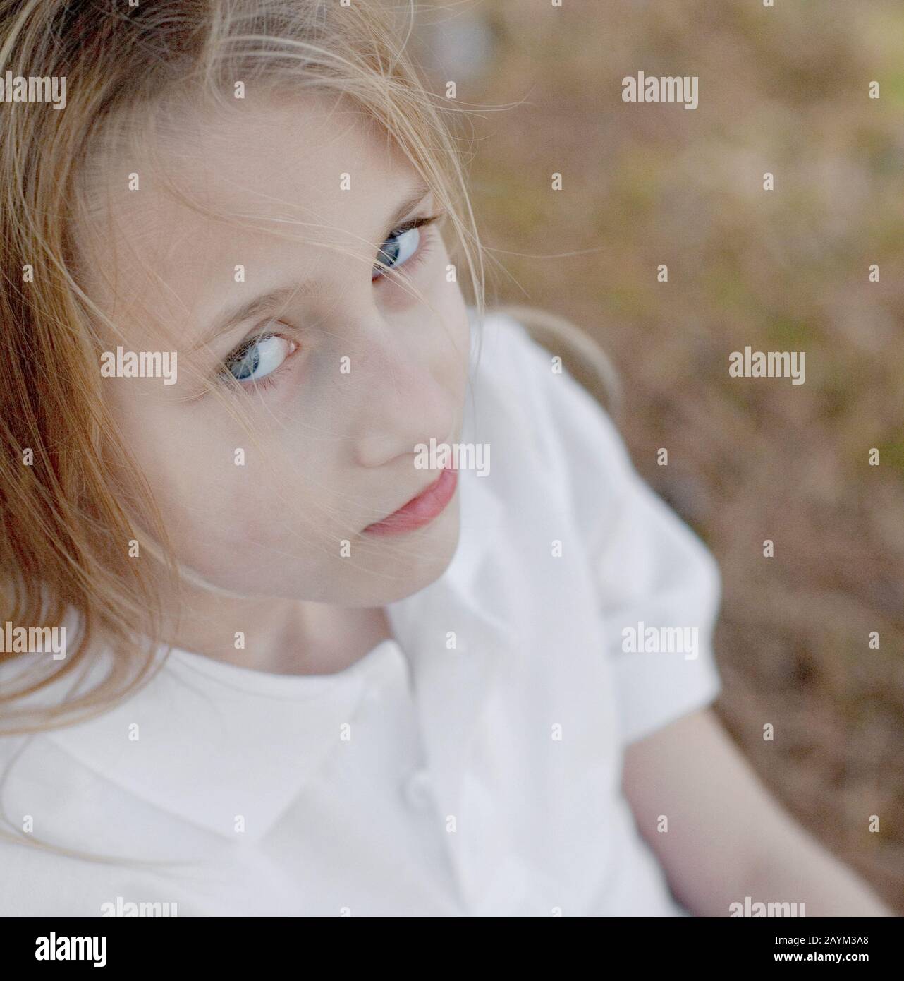 Teen blond introspective hi-res stock photography and images - Alamy