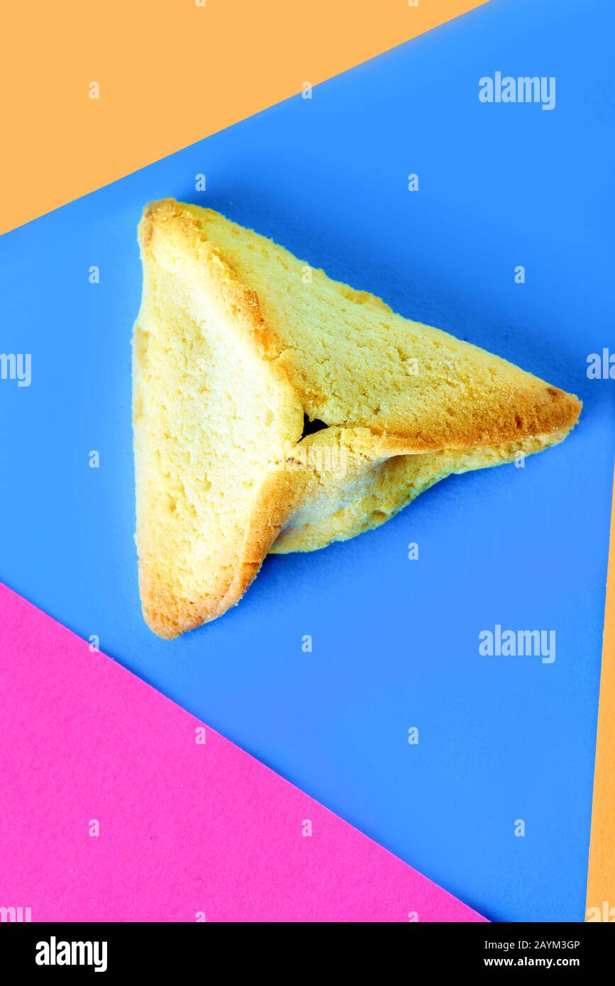 Traditional Jewish Pastry, Hamantaschen, Served During Purim On Modern ...