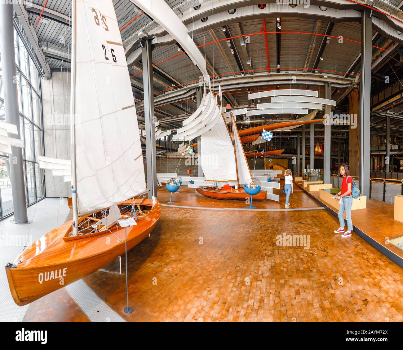 BERLIN, GERMANY - 19 MAY 2018: Ships at the historic maritime ...