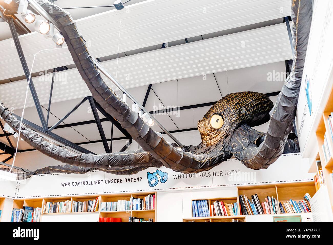 BERLIN, GERMANY - 19 MAY 2018: Exhibition of Internet connection and ...