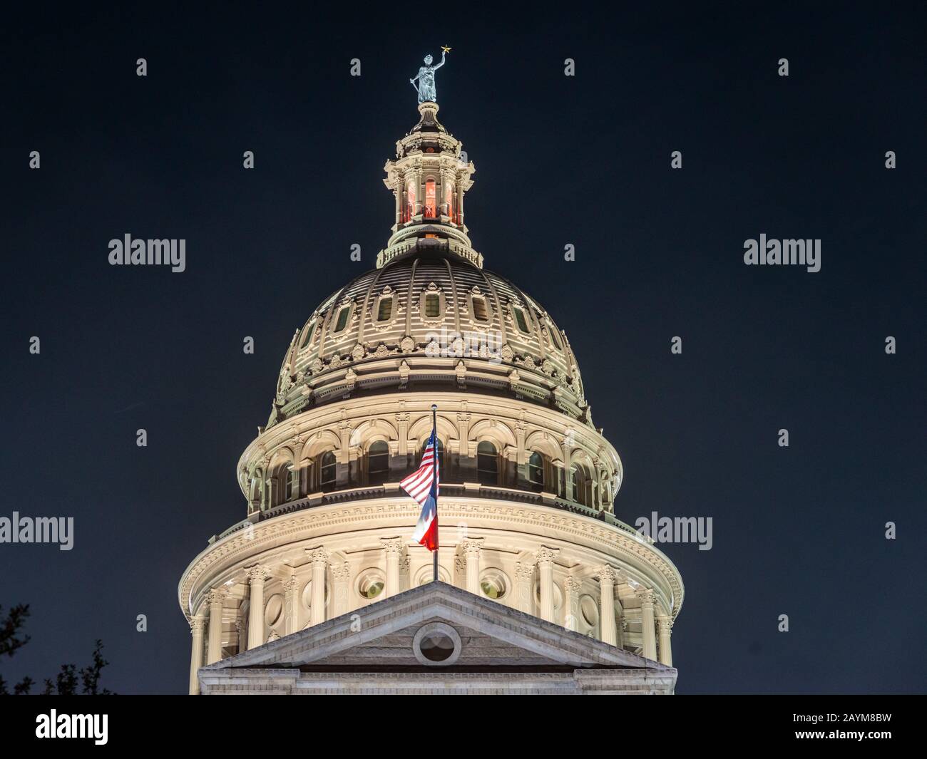 State Capitol, night scene, dome, Austin, Texas, USA Stock Photo - Alamy