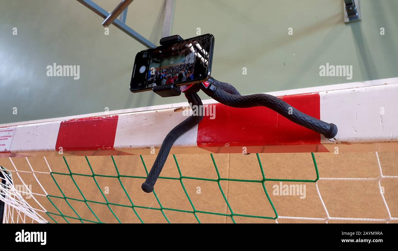 Handball sports hall hi-res stock photography and images - Alamy