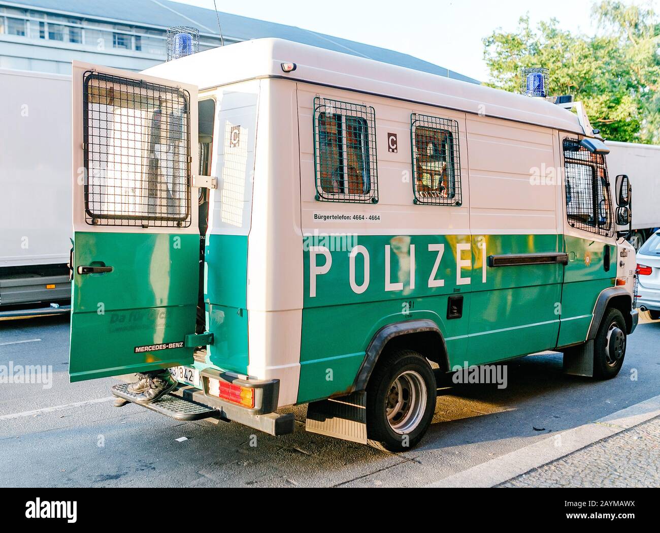 German police van hi-res stock photography and images - Alamy