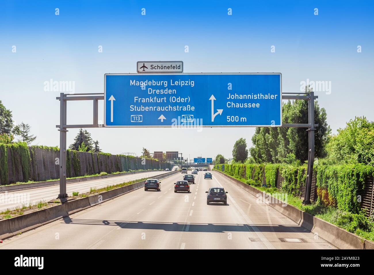 Highway car toll sign germany hi-res stock photography and images - Alamy
