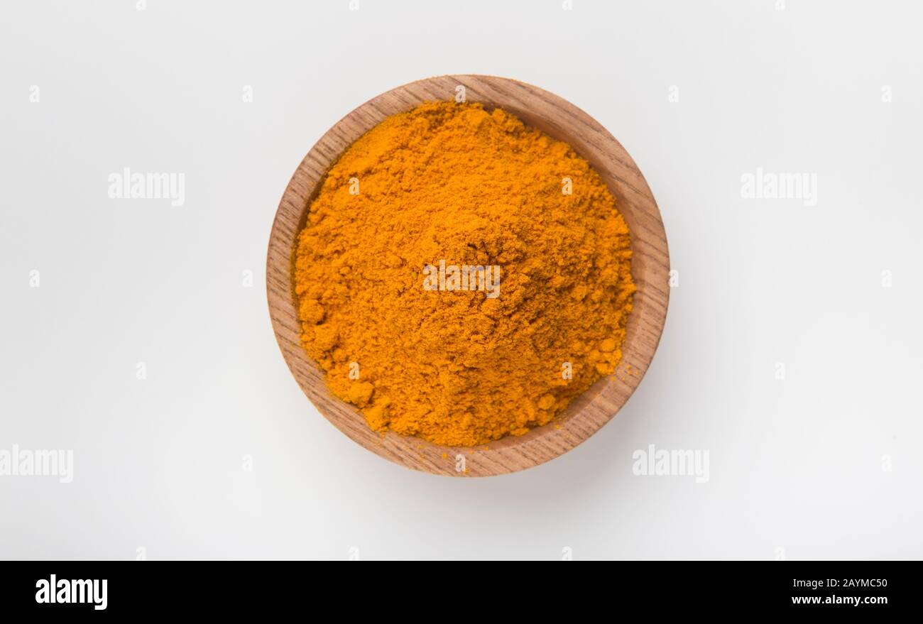 Turmeric Powder Also Called Haldi in india Stock Photo - Alamy