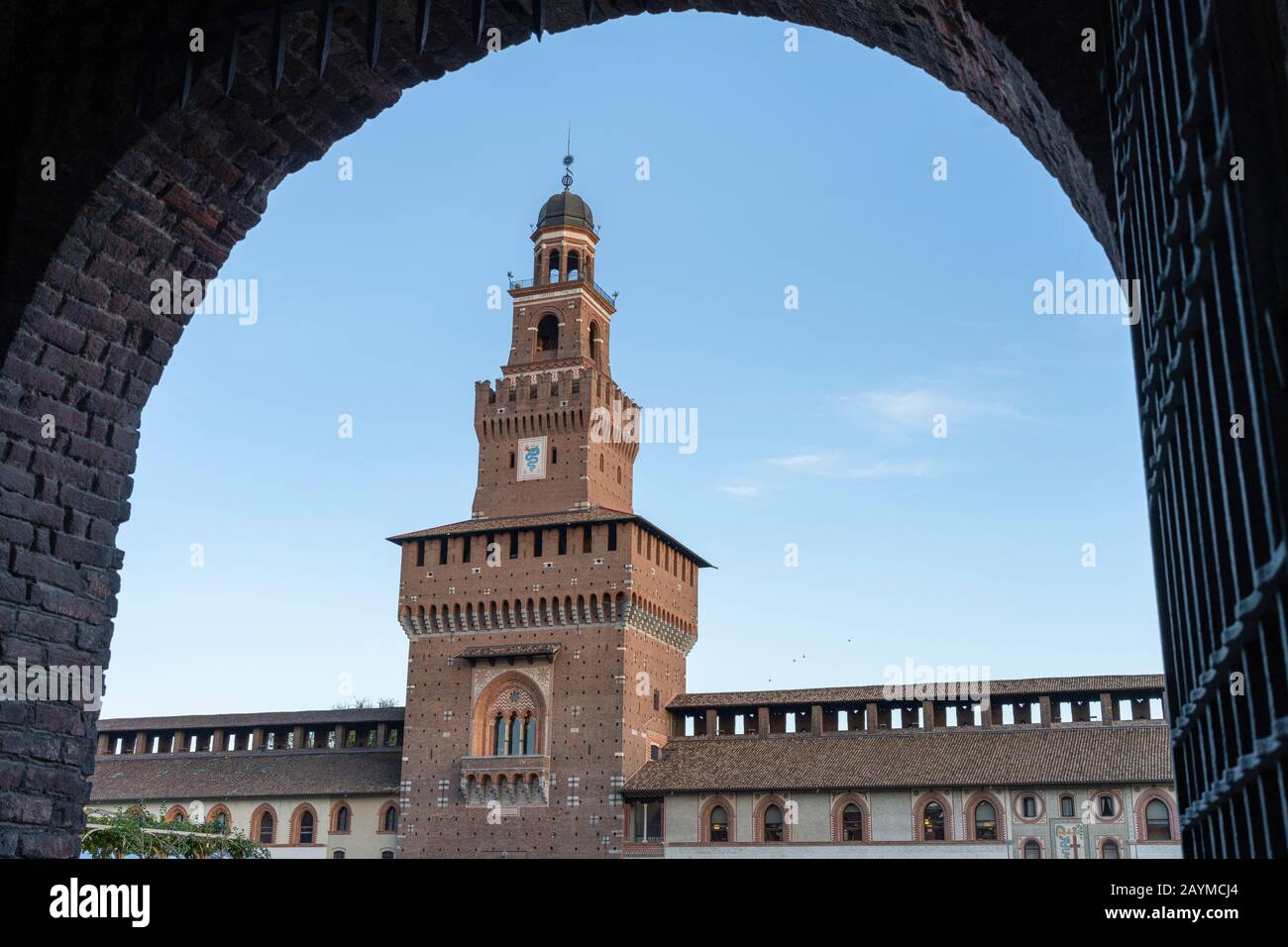 Milan, Lombardy, Italy: the castle known as Castello Sforzesco ...