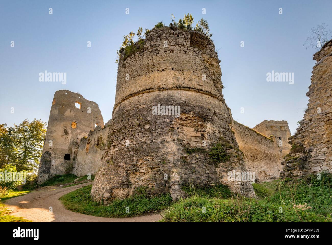 Ruins of Lietava Castle (Lietavsky hrad), 13th century, near Zilina ...