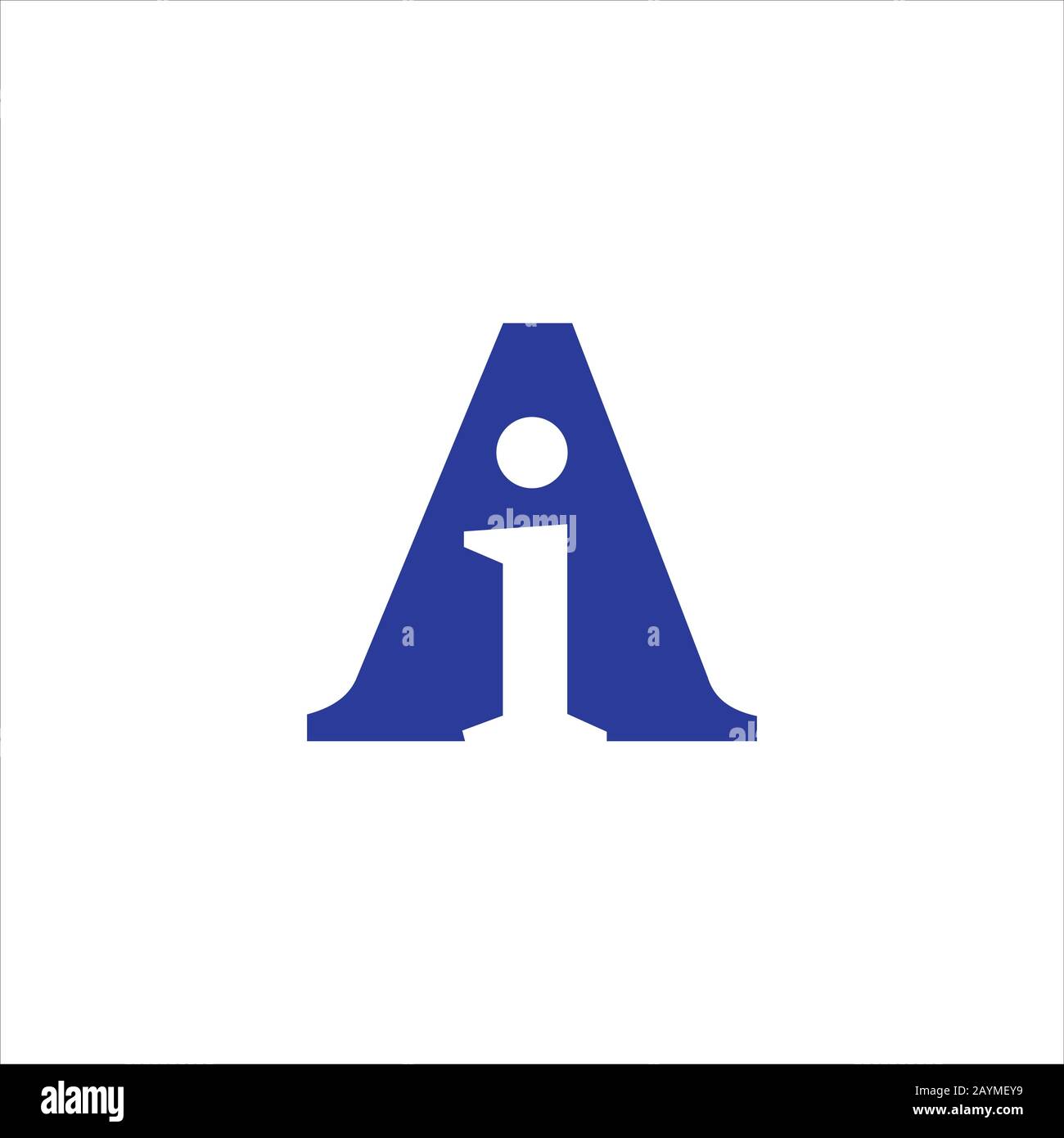 Initial letter ai or ia logo vector templates Stock Vector Image & Art ...