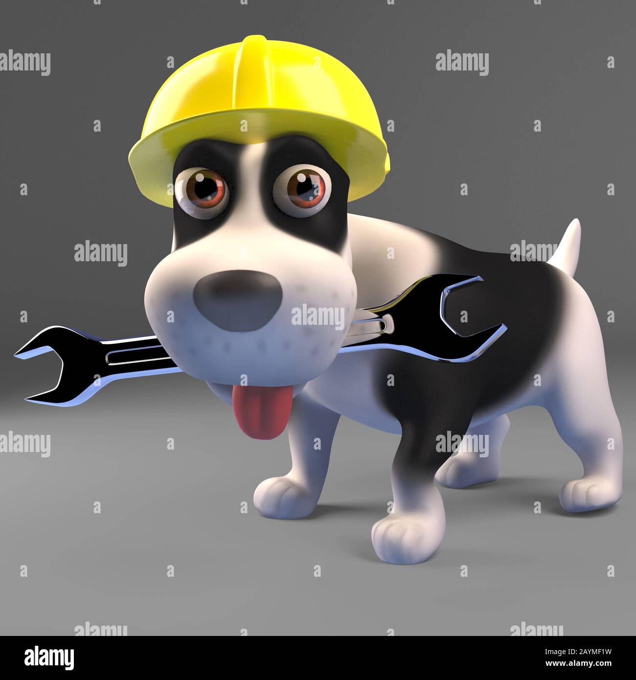Construction Dog Clipart
