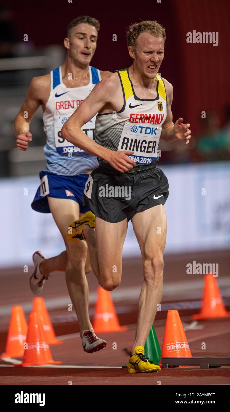 DOHA - QATAR - SEP 27: Richard Ringer (GER) competing in the Men's ...