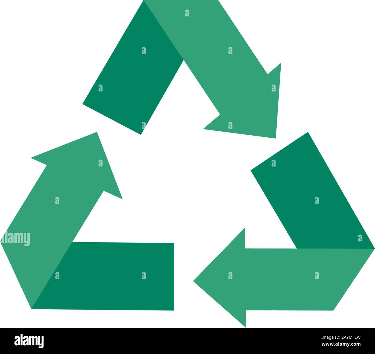arrows recycle symbol isolated icon Stock Vector Image & Art - Alamy