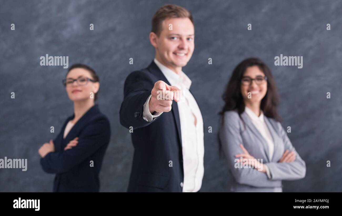 Businessman invite hi-res stock photography and images - Alamy