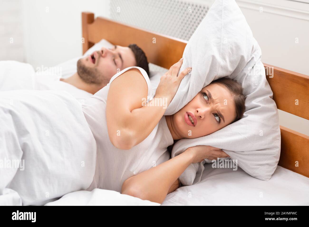 Noise bothering hi-res stock photography and images - Alamy