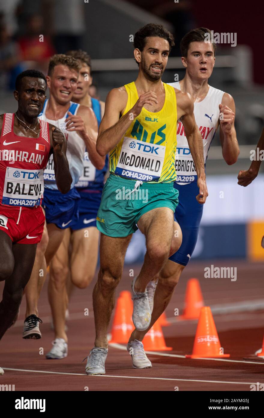 DOHA - QATAR - SEP 27: Morgan McDonald (AUS) competing in the Men's ...