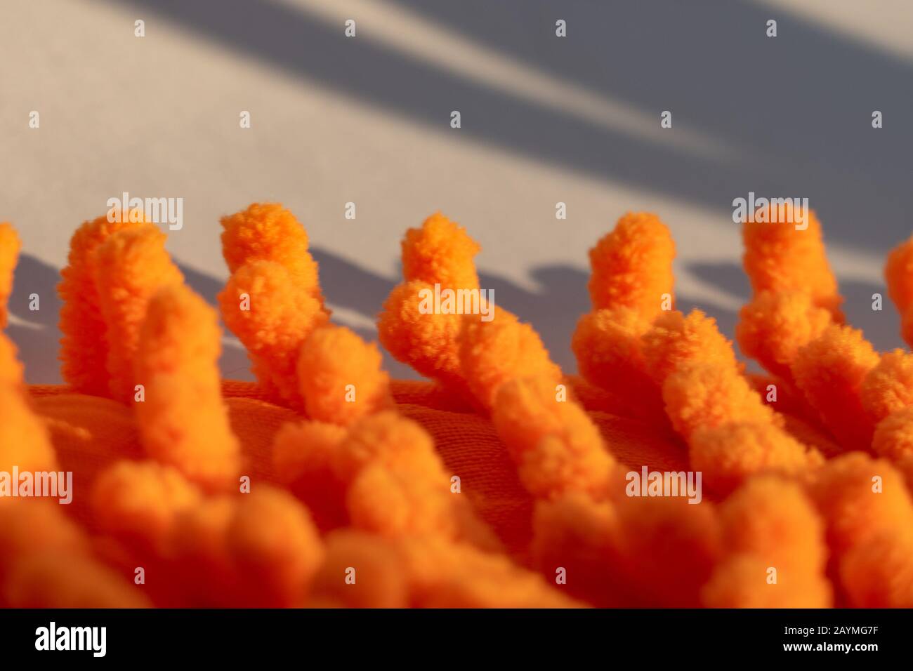 Beautiful microfiber cloth, bright orange microfiber. Microfiber ...