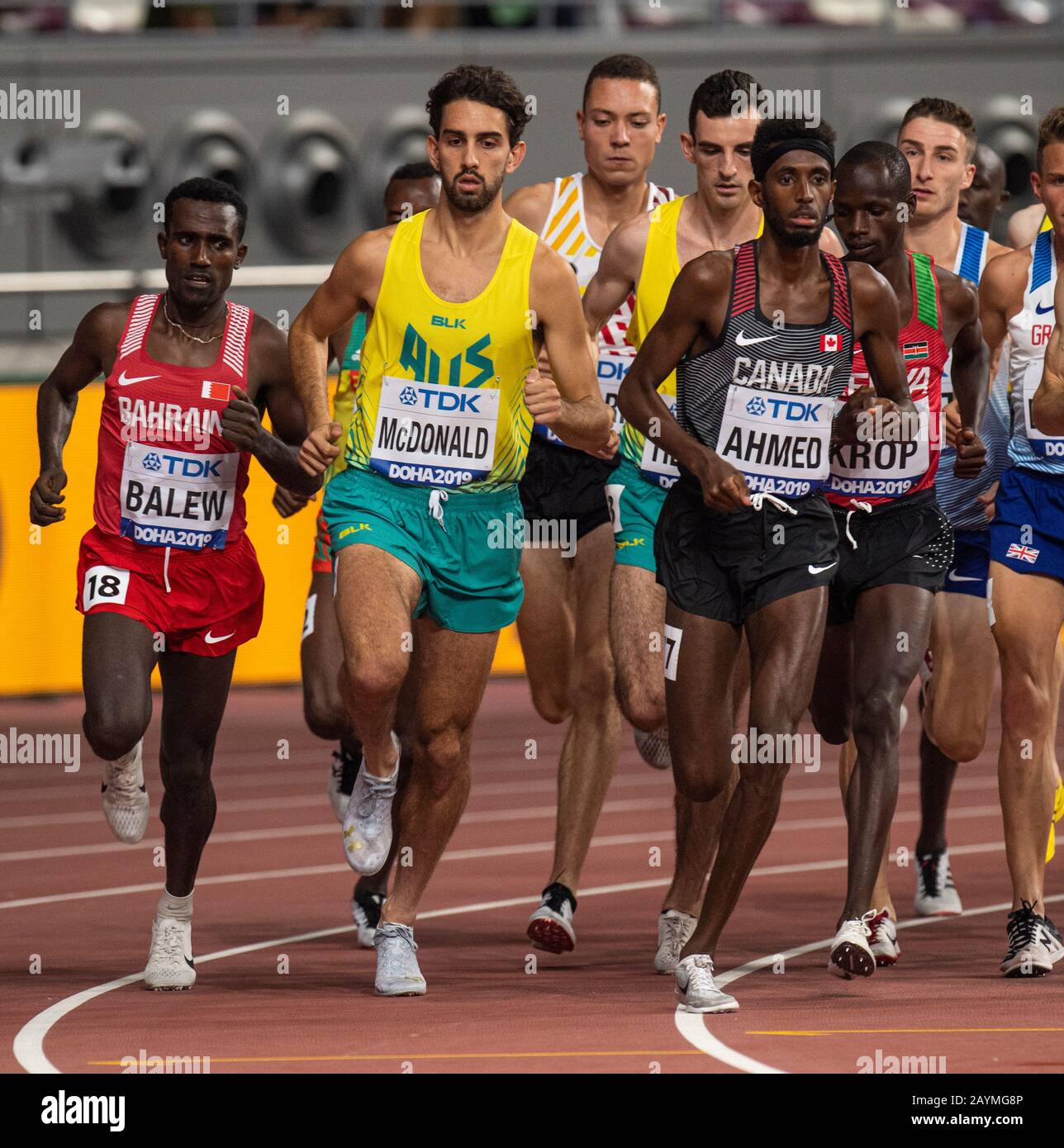 DOHA - QATAR - SEP 27: Mohammed Ahmed (CAN) competing in the Men's ...