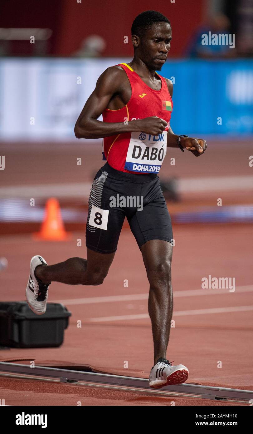 DOHA - QATAR - SEP 27: Braima Suncar Dabó (GBS) competing in the Men's ...