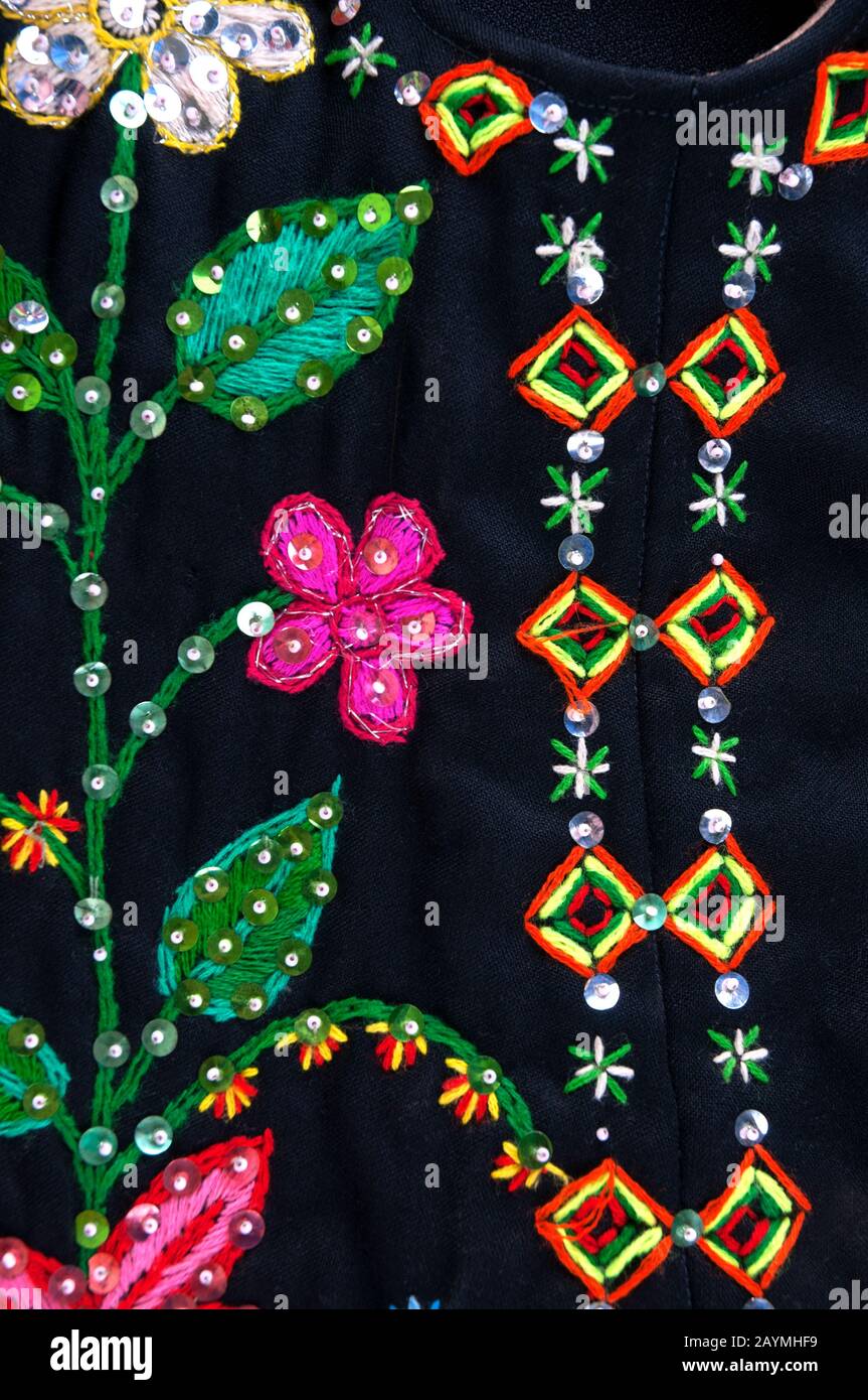 beautiful handmade embroidery Stock Photo - Alamy