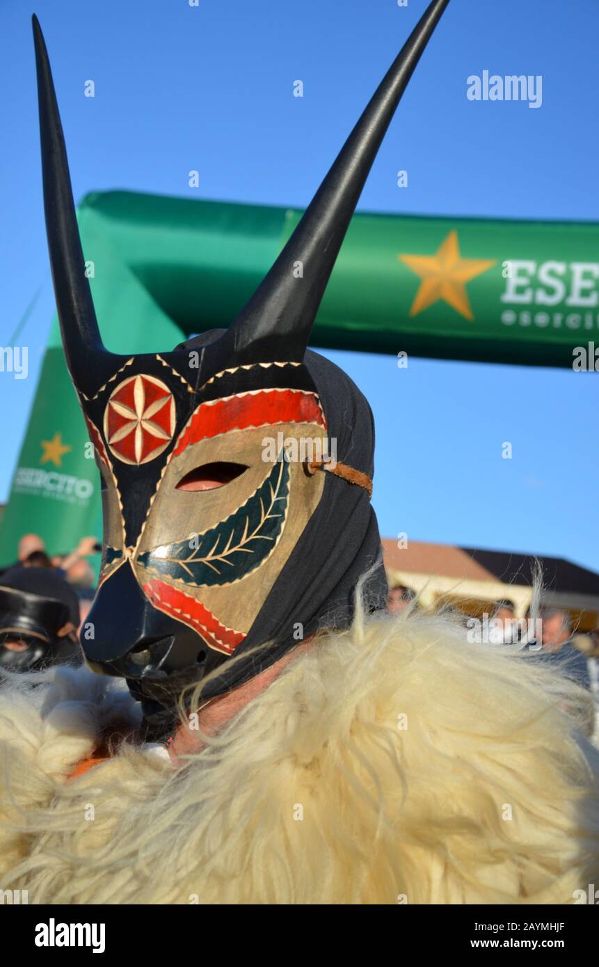The traditional masks of Sardinia Stock Photo - Alamy