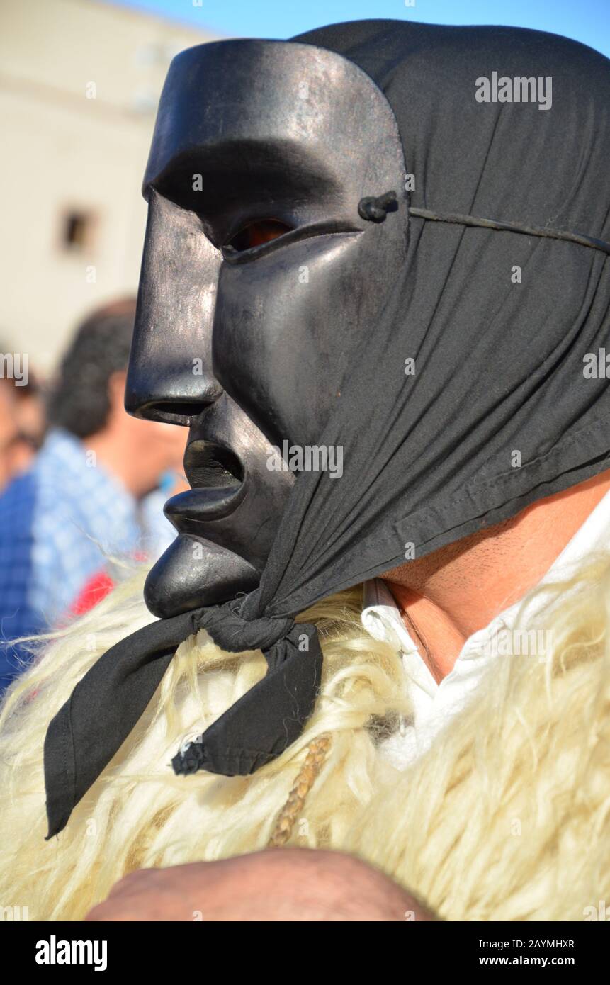 The traditional masks of Sardinia Stock Photo - Alamy