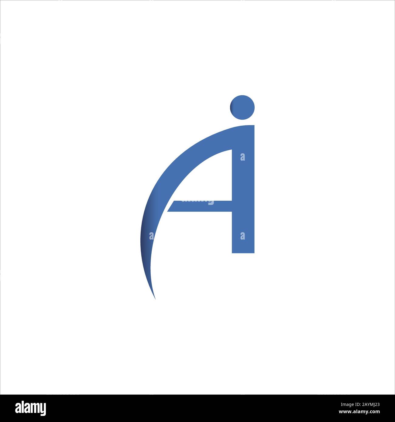 Initial letter ai or ia logo vector templates Stock Vector Image & Art ...