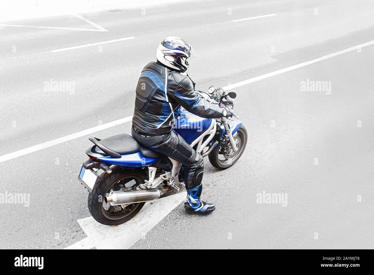 Motorbiker suit hi-res stock photography and images - Alamy