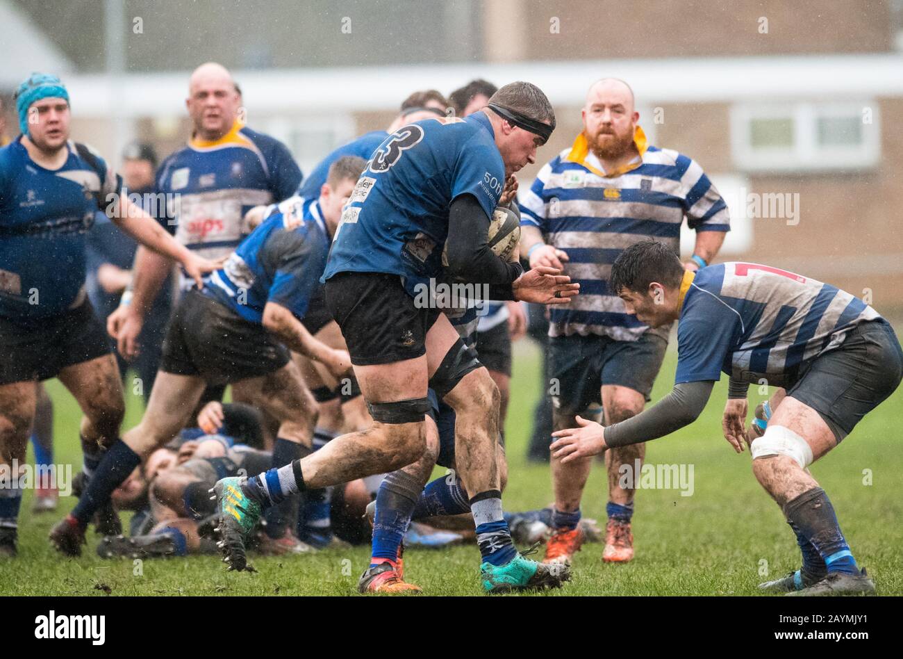 Man rain rugby hi-res stock photography and images - Alamy