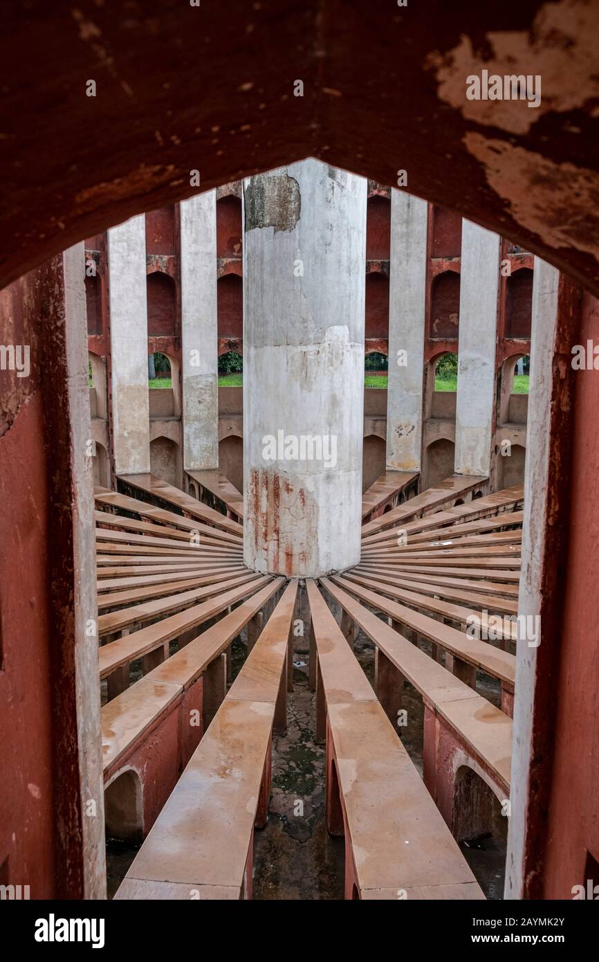 Rama Yantra, Jantar Mantar, New Delhi. The site is one of five built by ...