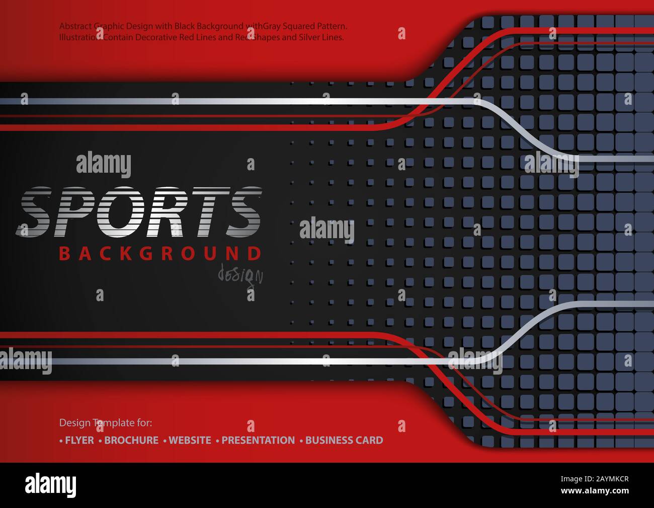 Red-Black Background in Sport Design Style Stock Vector Image & Art - Alamy