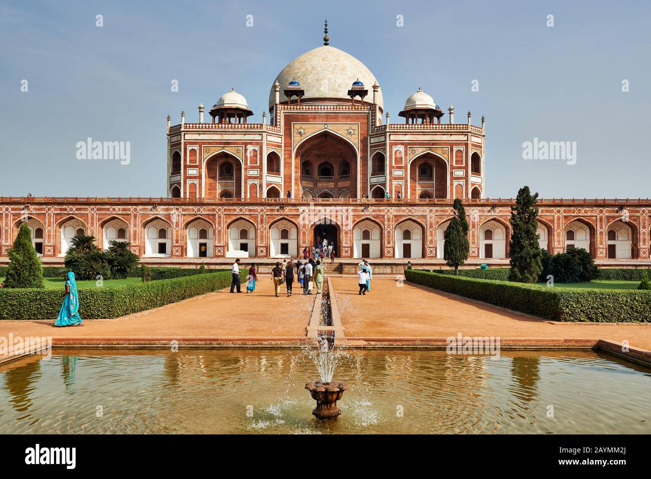 Humayun's Tomb, tomb Of Nasiruddin Muhammad Humayun, Delhi, India Stock ...