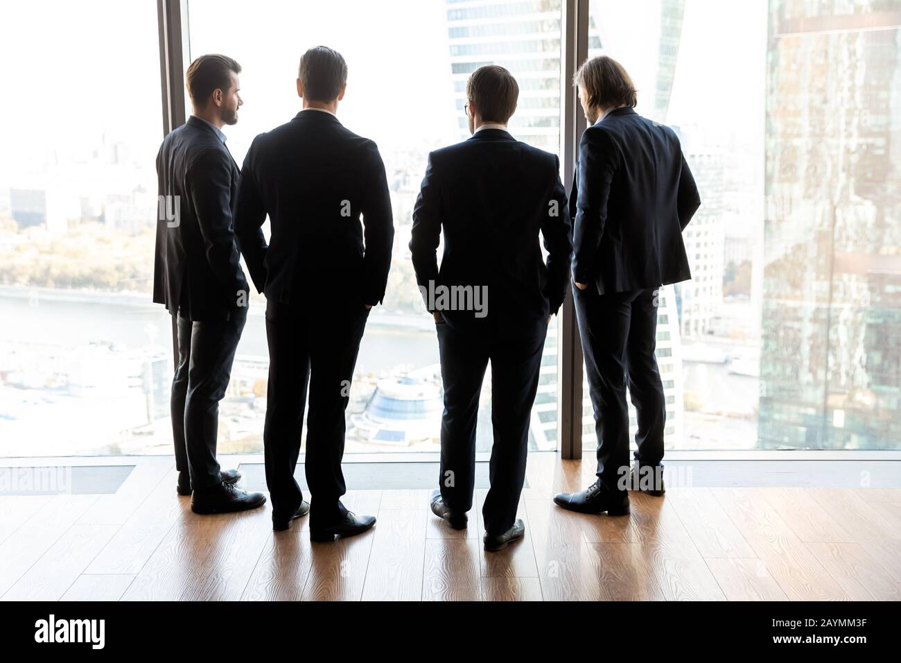 Man In Suit Looking Back