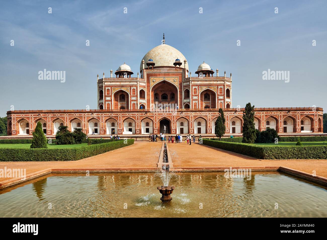Humayun's Tomb, tomb Of Nasiruddin Muhammad Humayun, Delhi, India Stock ...