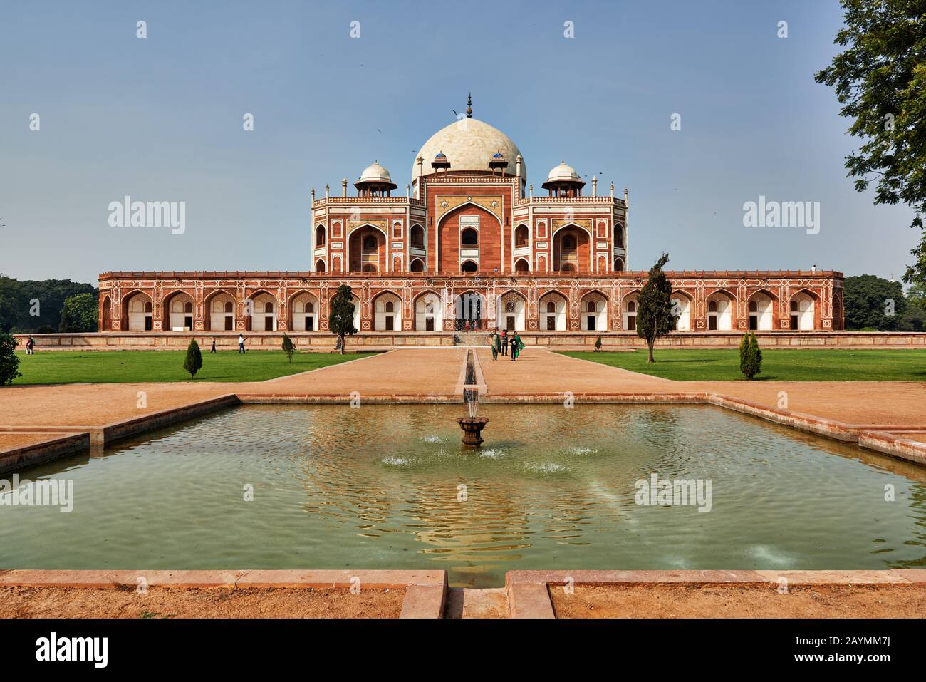 Humayun's Tomb, tomb Of Nasiruddin Muhammad Humayun, Delhi, India Stock ...