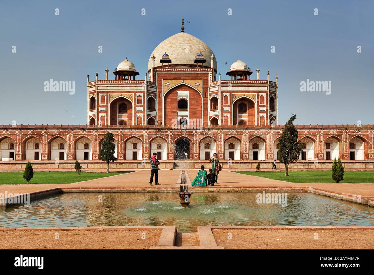 Humayun's Tomb, tomb Of Nasiruddin Muhammad Humayun, Delhi, India Stock ...