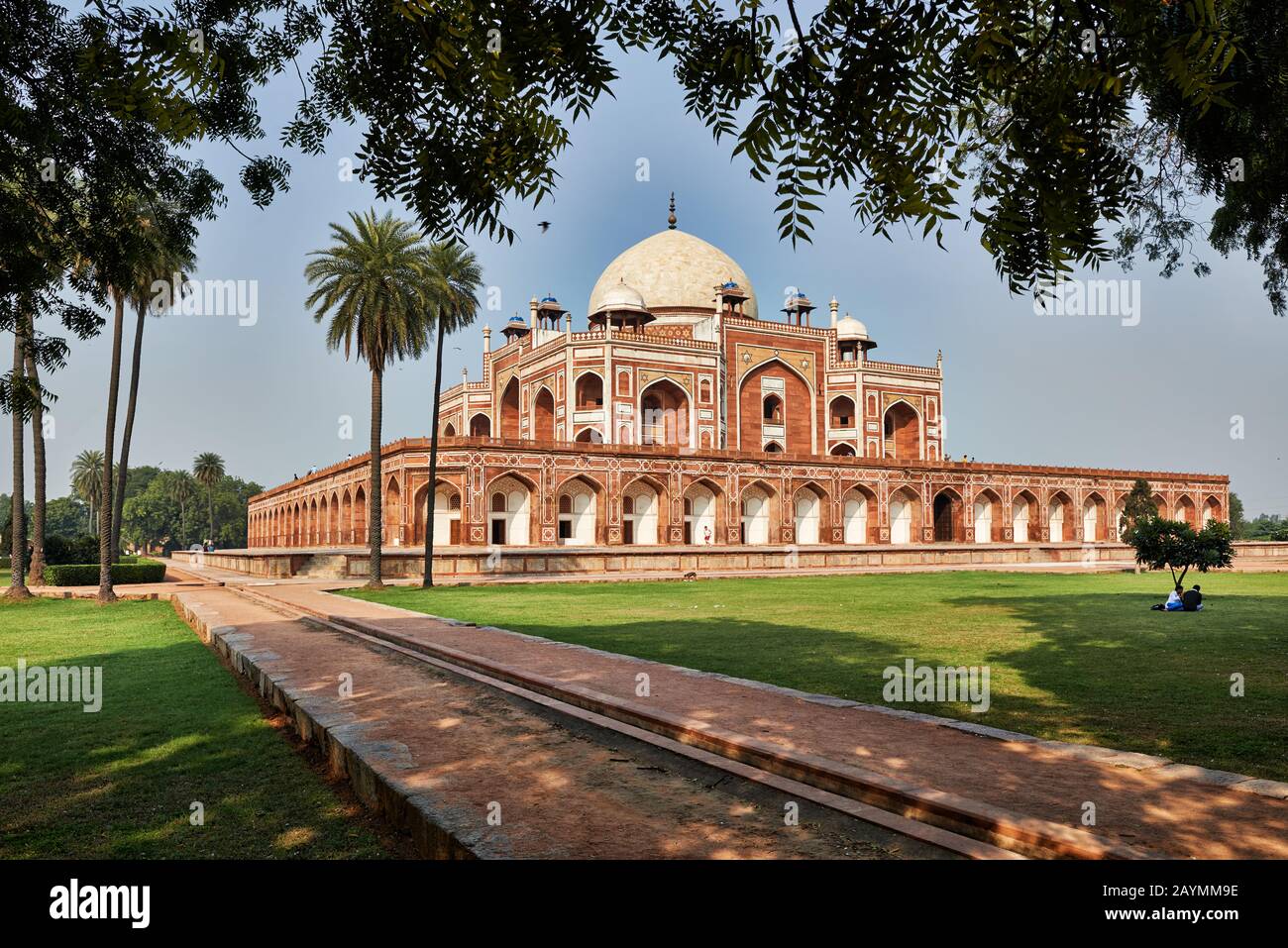 Humayun's Tomb, tomb Of Nasiruddin Muhammad Humayun, Delhi, India Stock ...
