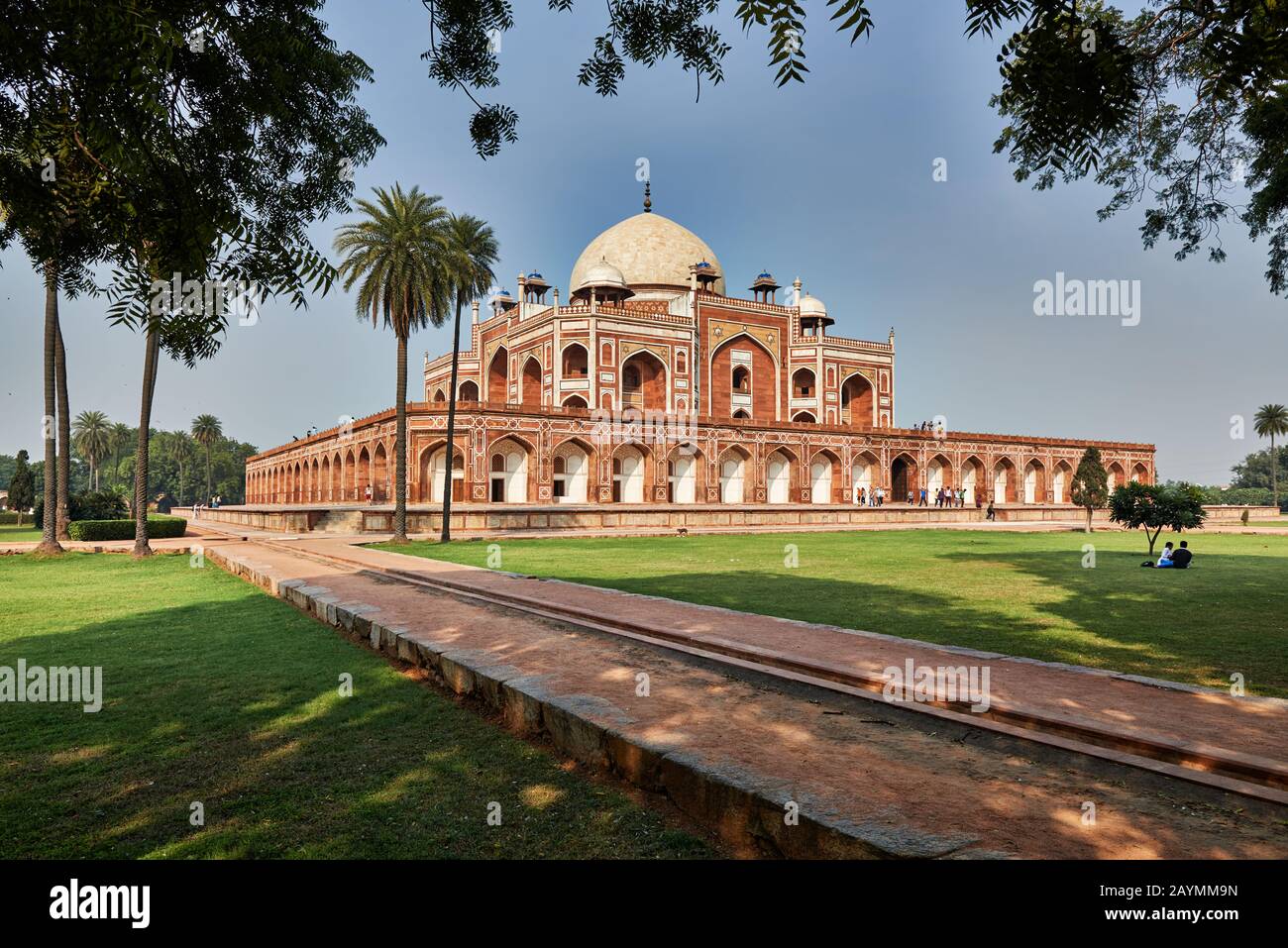 Humayun's Tomb, tomb Of Nasiruddin Muhammad Humayun, Delhi, India Stock ...