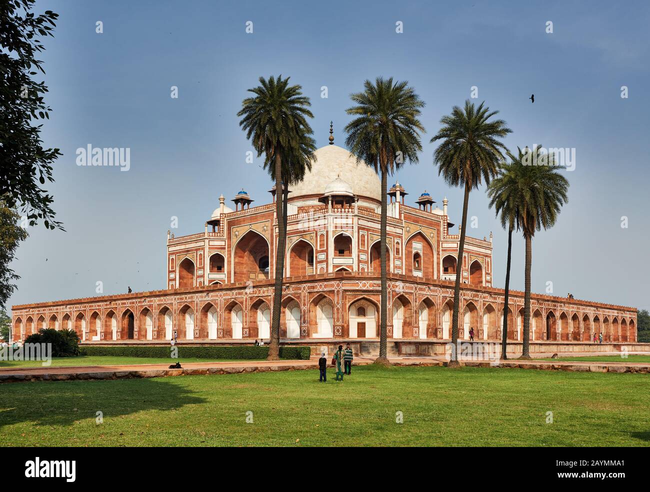 Humayun's Tomb, tomb Of Nasiruddin Muhammad Humayun, Delhi, India Stock ...