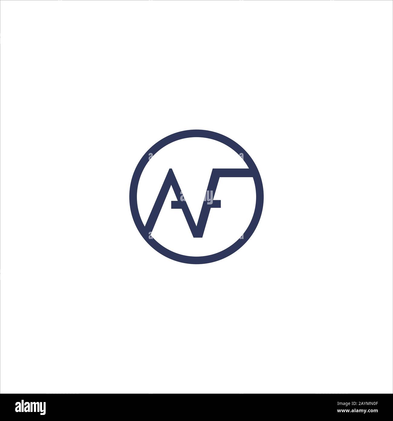 Initial Letter Af Or Fa Logo Design Template Stock Vector Image And Art