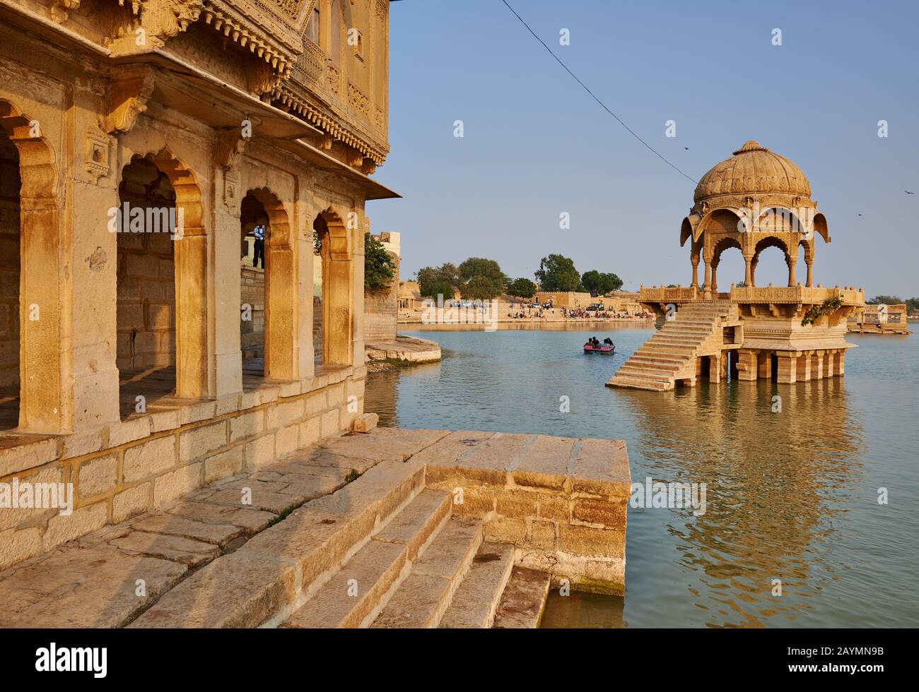 Gadisar Lake, Jaisalmer, Rajasthan, India Stock Photo - Alamy
