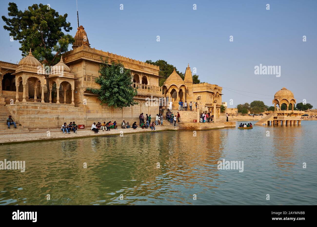 Gadisar Lake, Jaisalmer, Rajasthan, India Stock Photo - Alamy