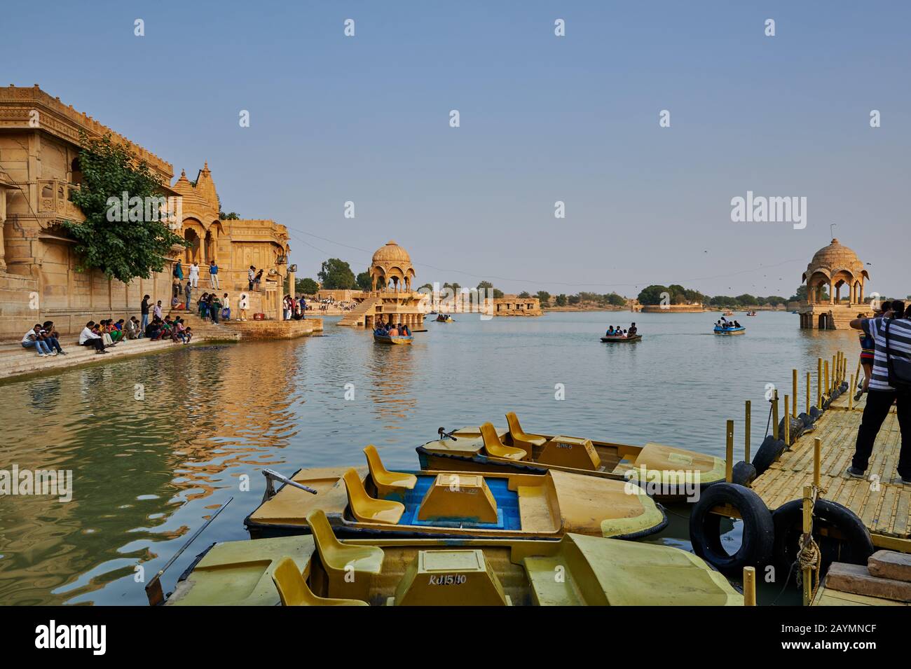 Gadisar Lake, Jaisalmer, Rajasthan, India Stock Photo - Alamy