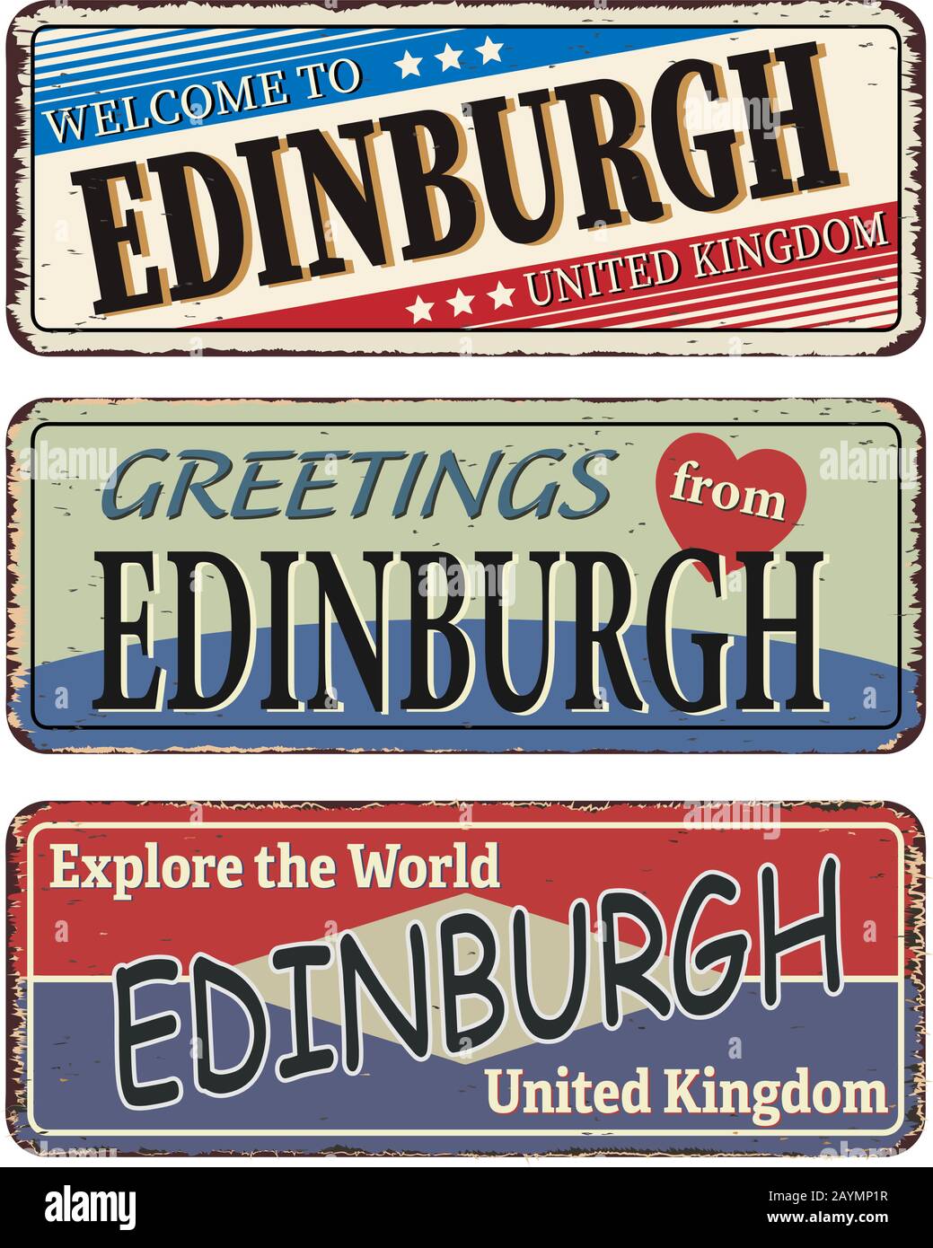 Nostalgic plaque Stock Vector Images - Alamy