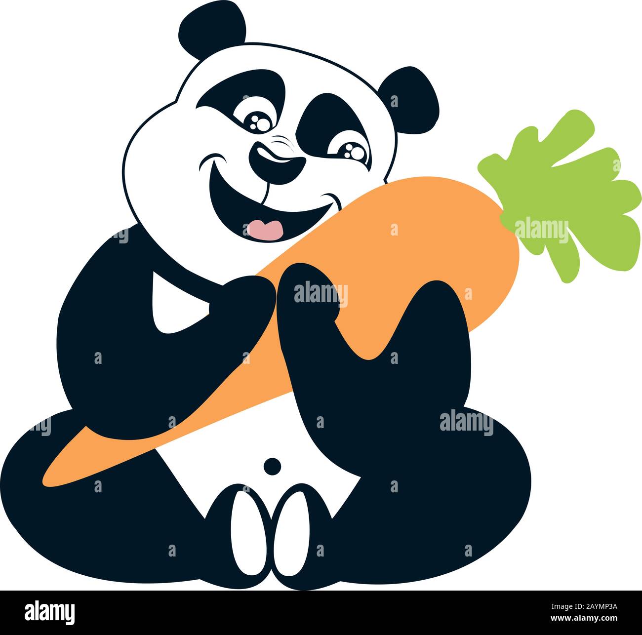 Panda meal Stock Vector Images - Alamy