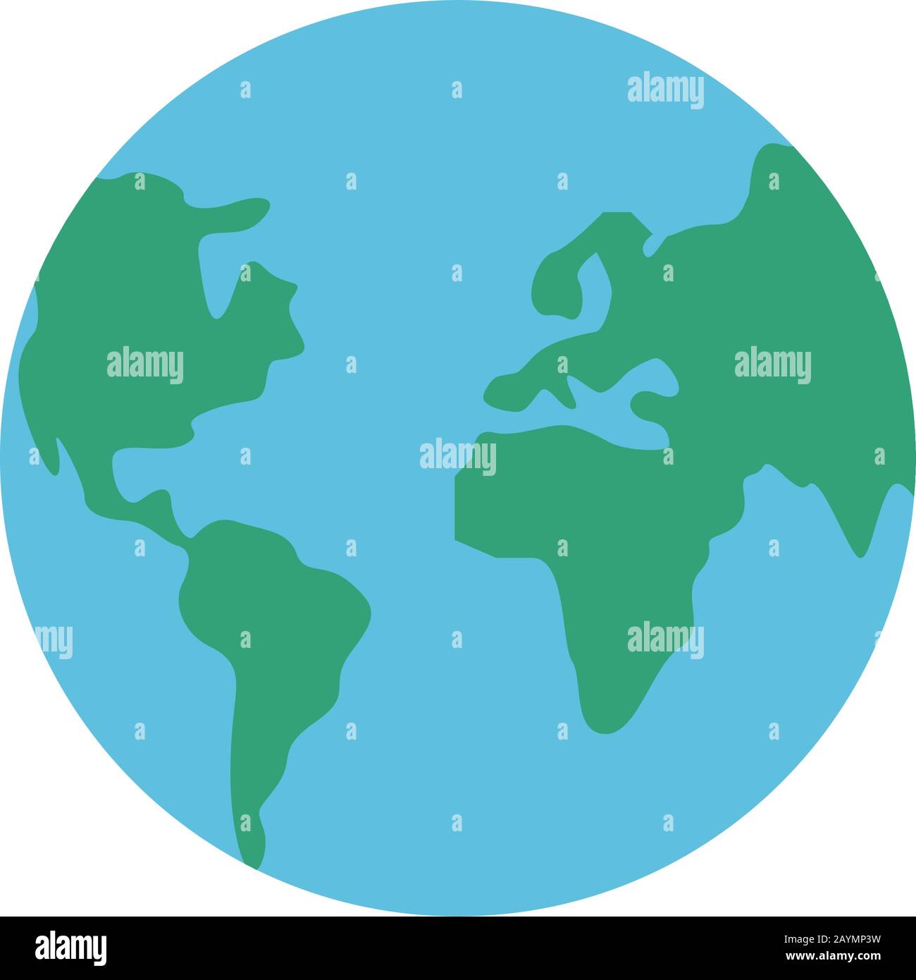 world planet earth flat style Stock Vector Image & Art - Alamy
